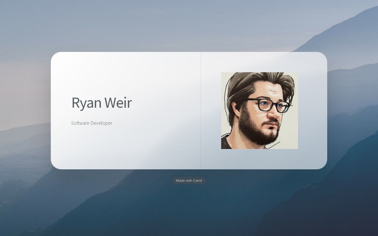 Ryan Weir - Software Developer